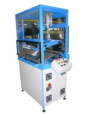 Rotary die-cutting machine for cut through and kiss cut - Suteau Anver